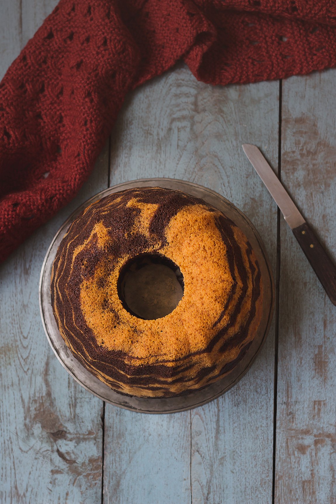 Chocolate Zebra Cake Recipe - Lemon in Ginger