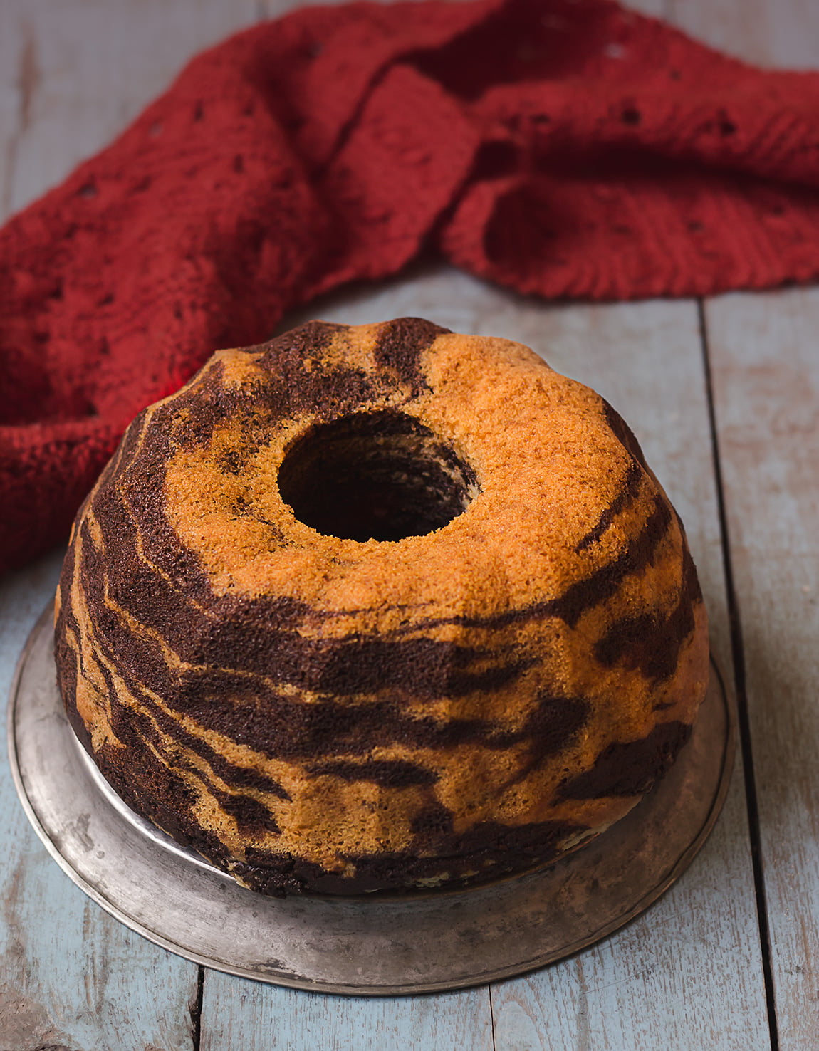 Chocolate Zebra Cake Recipe - Lemon in Ginger