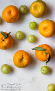 Oranges and Indian Gooseberries - Lemon in Ginger