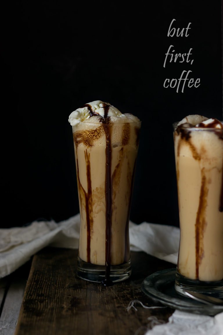 Iced Coffee Frappe Recipe (Frappé Coffee) - Lemon in Ginger
