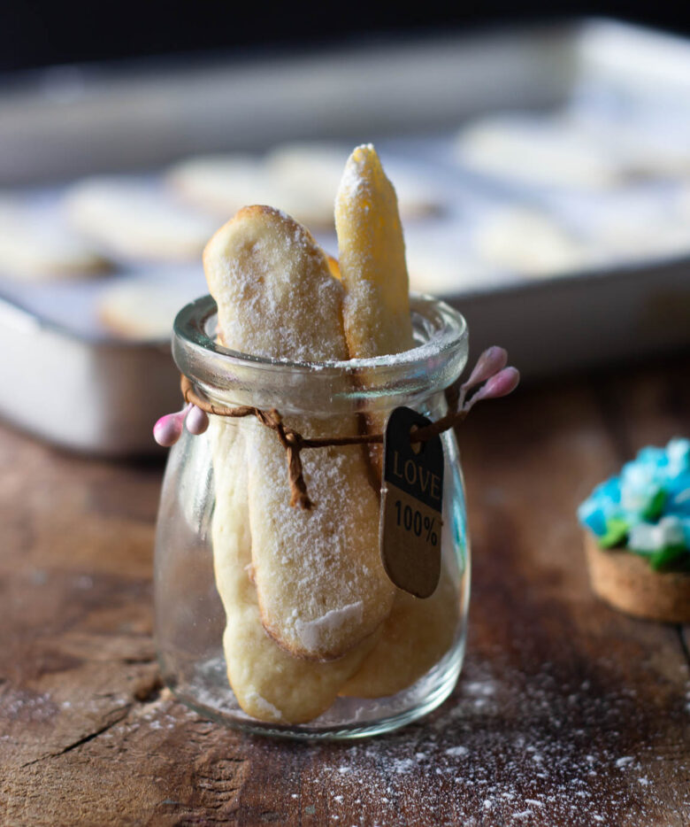 Eggless Savoiardi Recipe(Egg-Free Lady Fingers)-Lemon in Ginger
