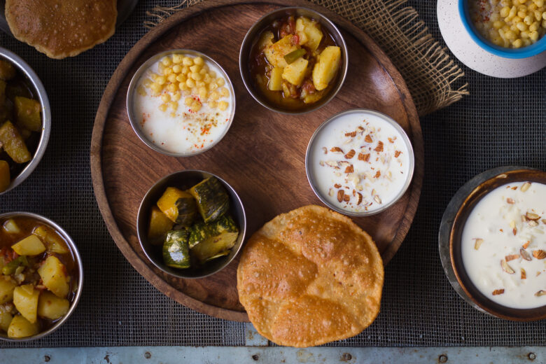 Satvik Thali Recipe | Festive Thali - Lemon in Ginger